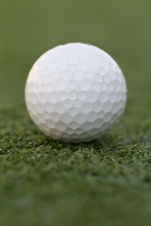 Golf Ball Center Green stock image. Image of dimples - 29760947
