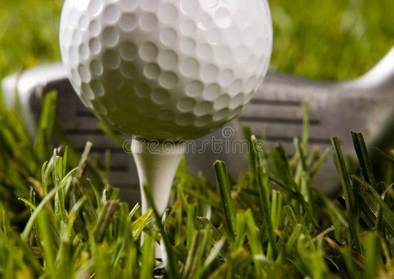 Golf ball close up stock image. Image of force, bunker - 6858711