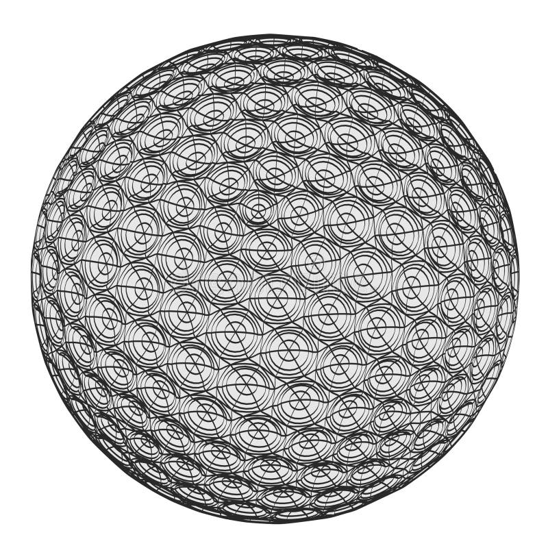 Golf ball stock illustration. Illustration of american - 69934319