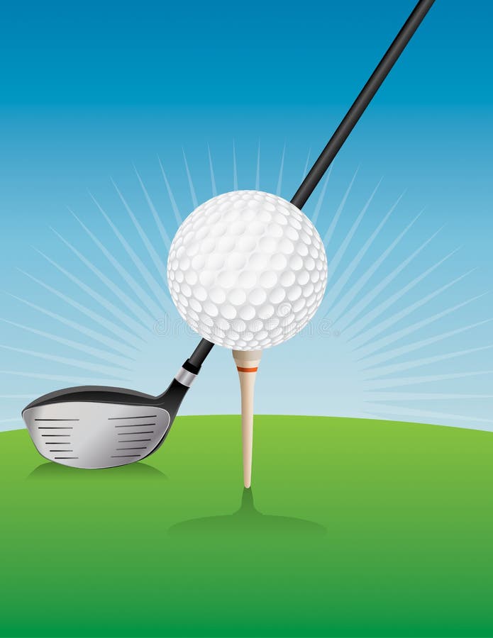 Golf Club Driver Illustration Stock Vector - Illustration of golf ...