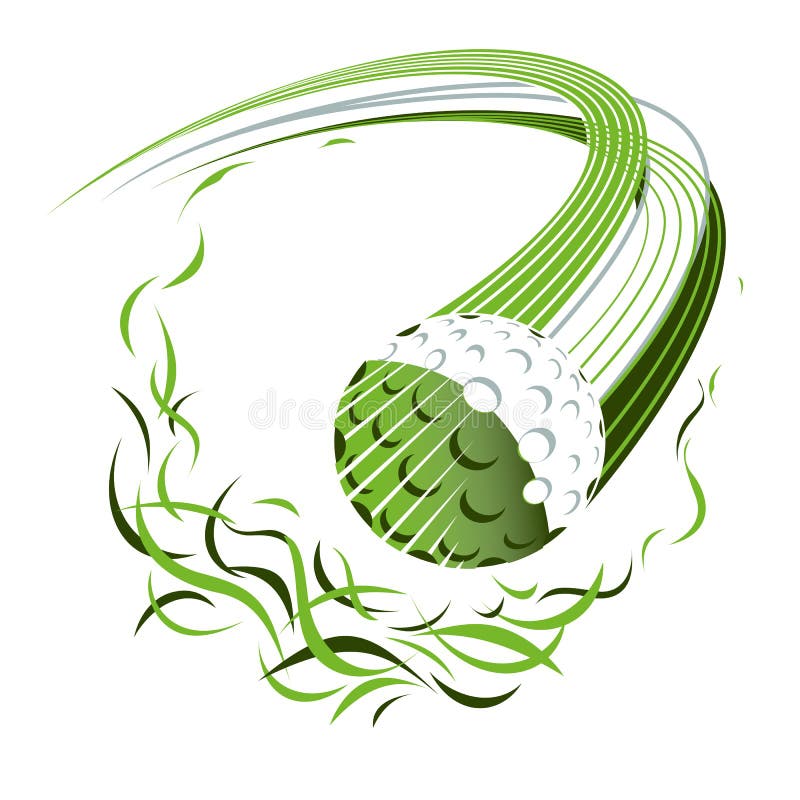 Golf Ball Graphics Vector Illustration Stock Vector - Illustration of ...