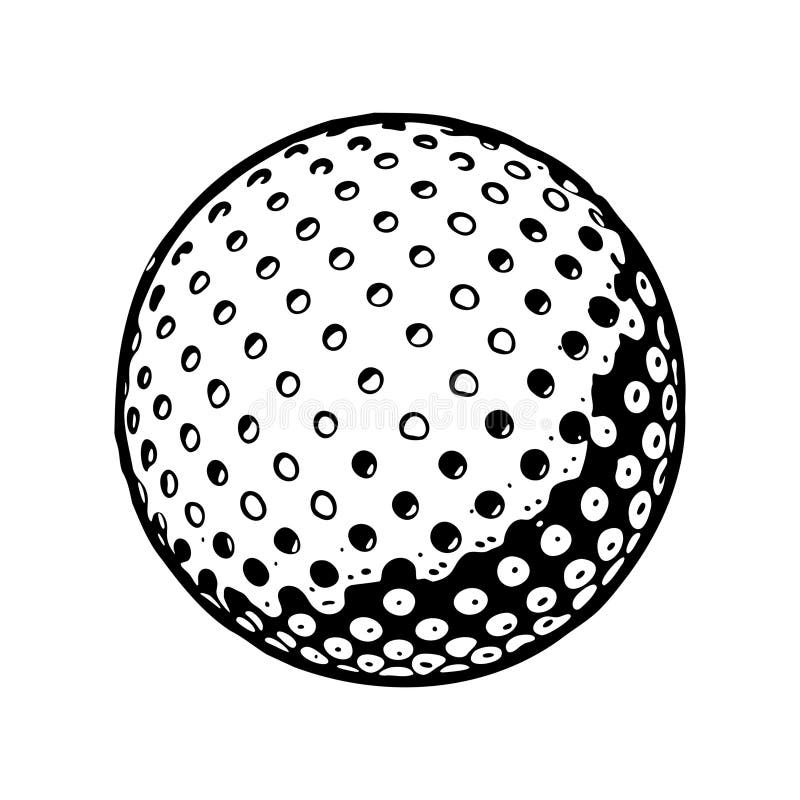 Golf Ball Icon. Golf Ball Isolated Icon. Golf Ball Symbol. Vector ...