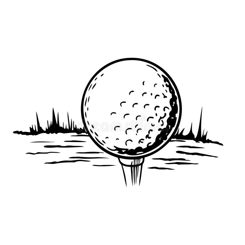 Golf Ball Icon. Golf Ball Isolated Icon. Golf Ball Symbol. Vector ...
