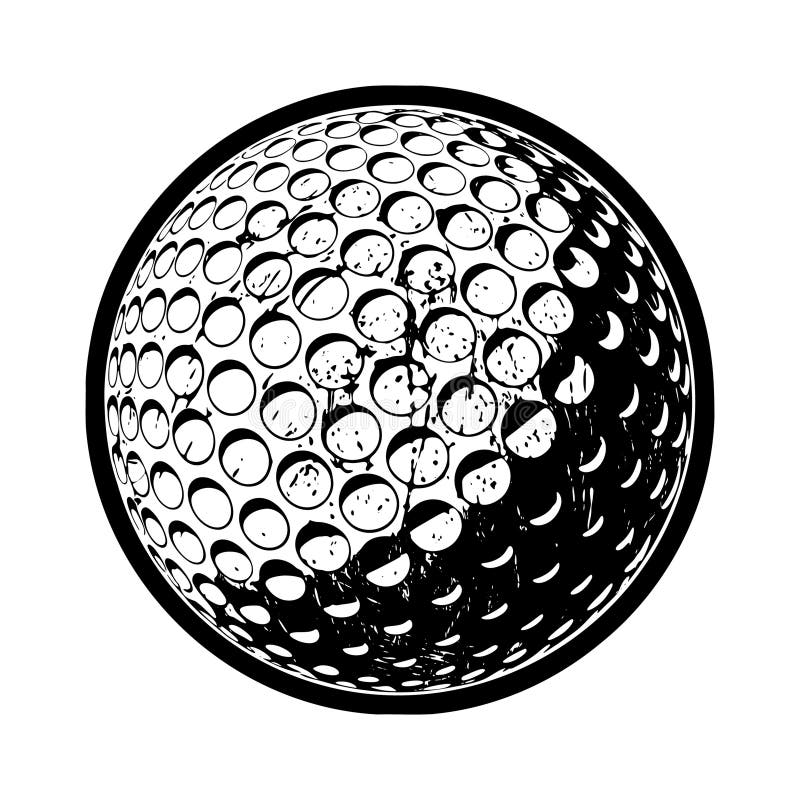 Golf Ball Icon. Golf Ball Isolated Icon. Golf Ball Symbol. Vector ...