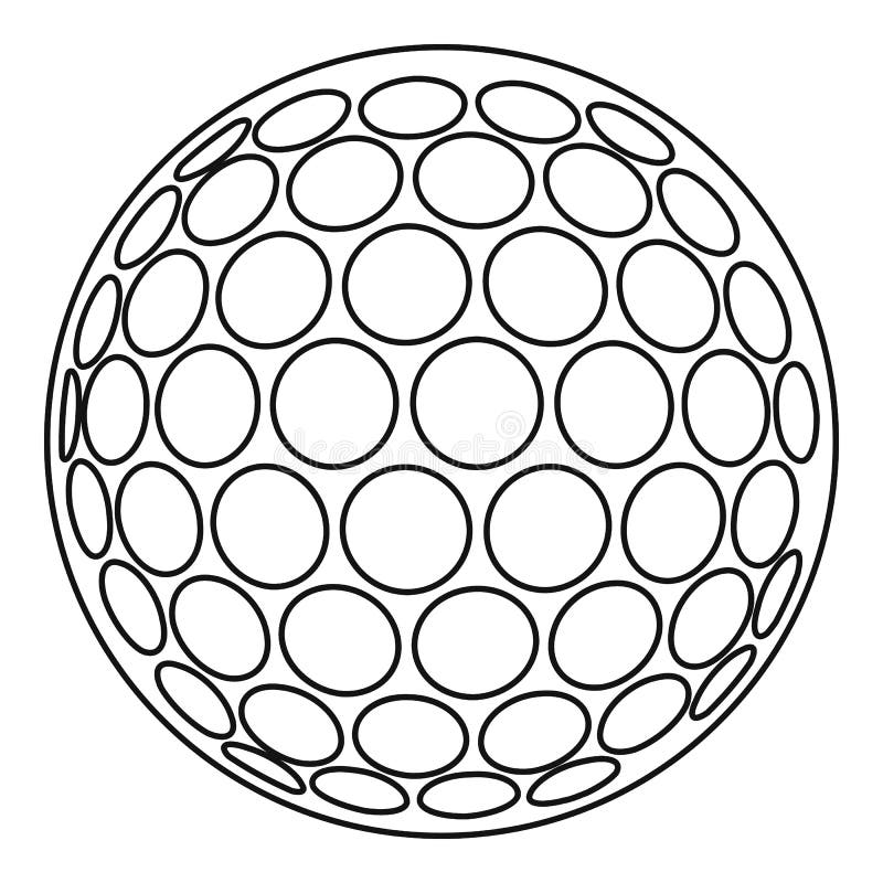 Golf Ball Outline Stock Illustrations – 4,529 Golf Ball Outline Stock ...