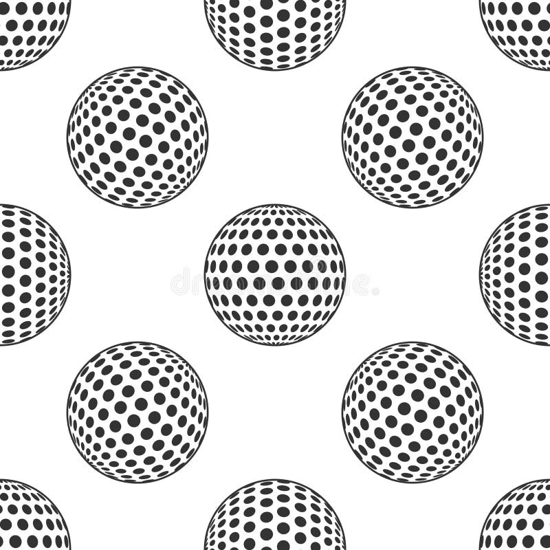 Golf Ball Dimple Pattern Stock Illustrations – 178 Golf Ball Dimple ...