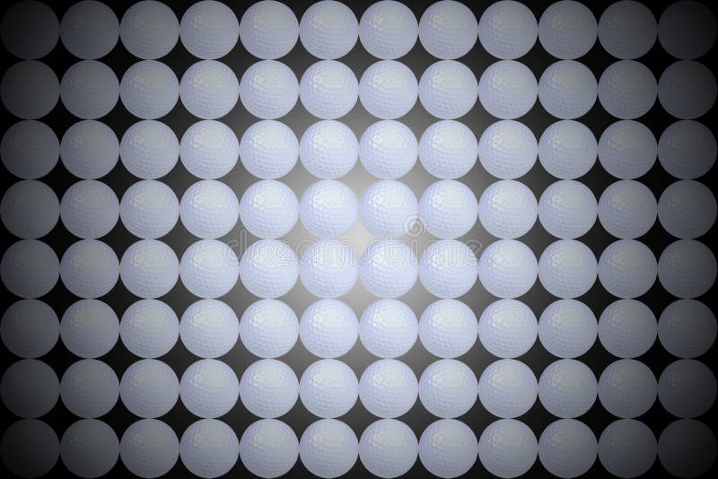 Golf Ball Pattern, Backgrounds Stock Illustration - Illustration of ...