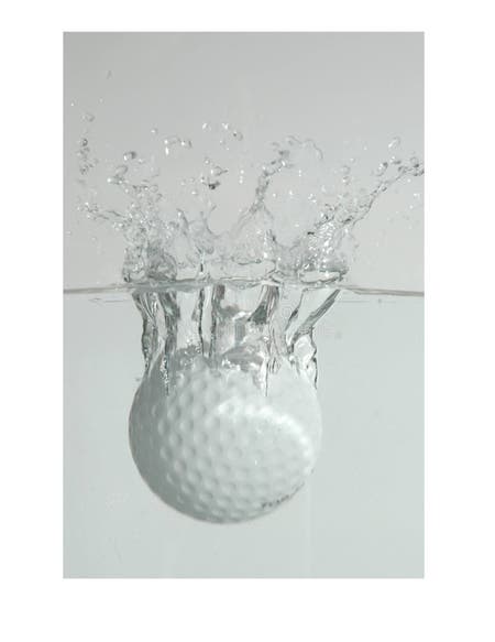 Golf ball splash stock photo. Image of ball, golfing, golf - 62756