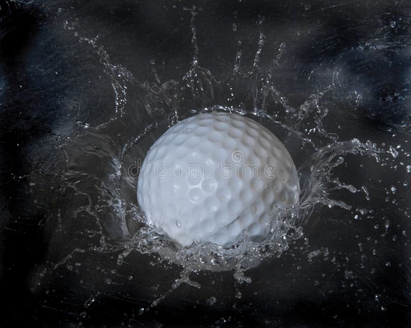 Golf splash stock photo. Image of white, ball, round, impact - 2023750