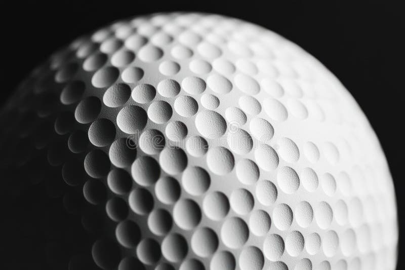 Golf Ball Texture, a Close-Up Look at the Dimples Stock Photo - Image ...