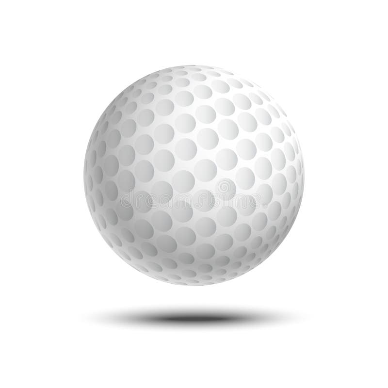 Golf ball stock vector. Illustration of ball, graphic - 278389768