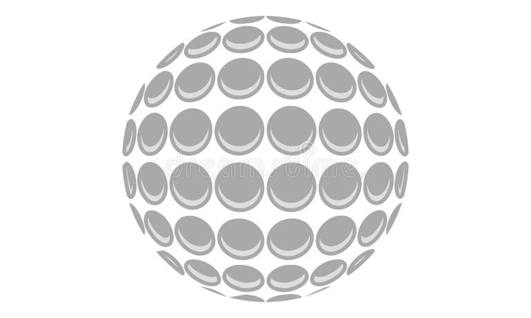 Golf Ball Vector stock vector. Illustration of activity - 105747481