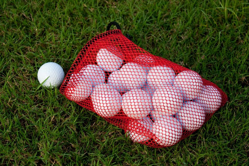 Golf balls stock photo. Image of ground, golf, sport - 15715972