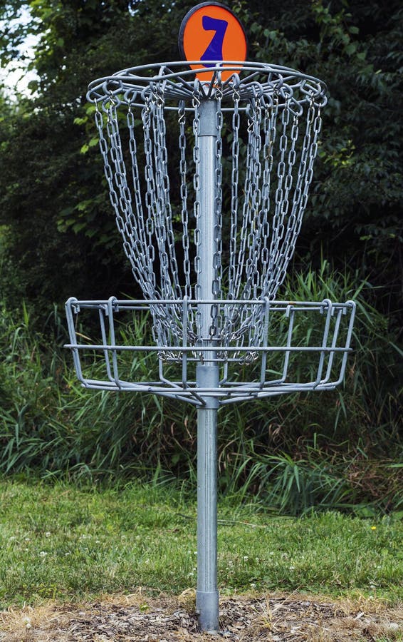 Golf Basket Number 7 Portrait Stock Image - Image of sport, metal: 74568241