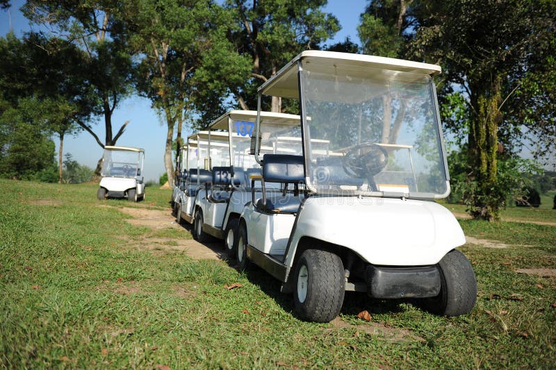 Golf Buggy stock image. Image of equipment, little, outfield - 17826219