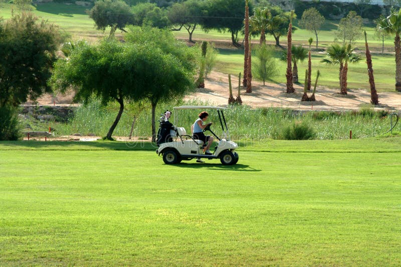 Golf Buggy - Spain stock image. Image of colour, spanish - 64499