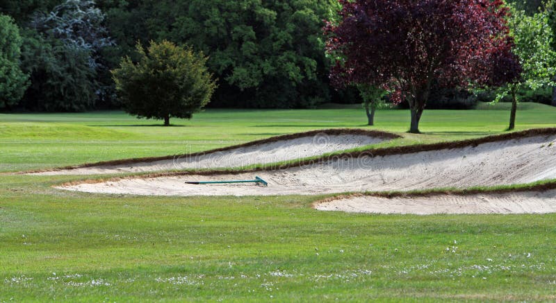 Golf Bunker stock image. Image of hobby, golfcourse, healthy - 9326705