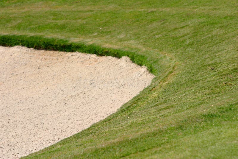 Golf Bunker stock photo. Image of exercise, outdoor, empty - 34630810