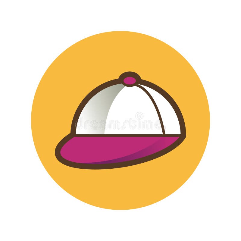 Golf Cap. Vector Illustration Decorative Background Design Stock Vector ...