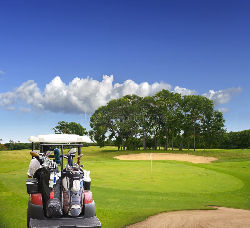 Golf stock photo. Image of scene, bright, outdoors, grass - 17334856