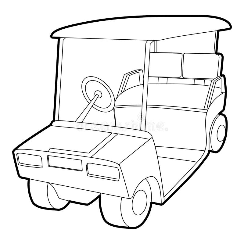 Outline Golf Car Stock Illustrations – 928 Outline Golf Car Stock ...