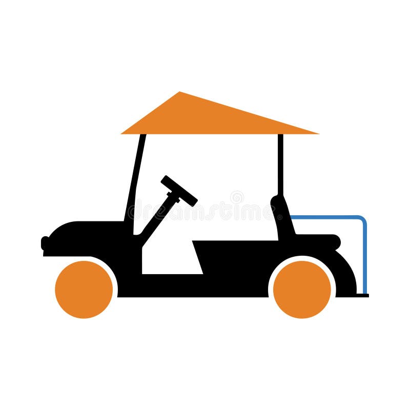 Golf Cart, Golf, Buggy Car, Game Golf Cart Icon Stock Vector ...