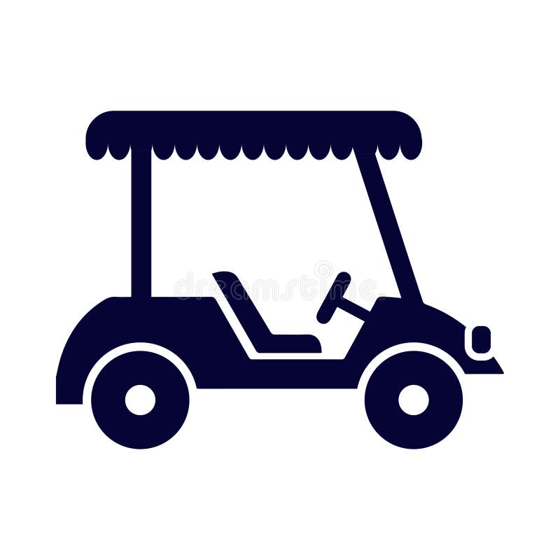 Golf Cart, Golf, Buggy Car, Game Golf Cart Icon Stock Vector ...