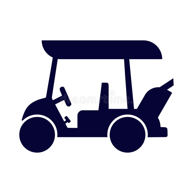 Golf Cart, Golf, Buggy Car, Game Golf Cart Icon Stock Vector ...