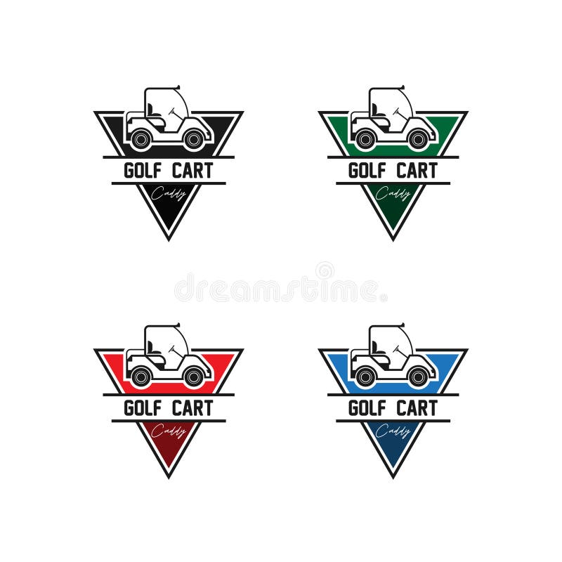 Bundle Golf Cart Logo Icon Design Stock Vector - Illustration of ...