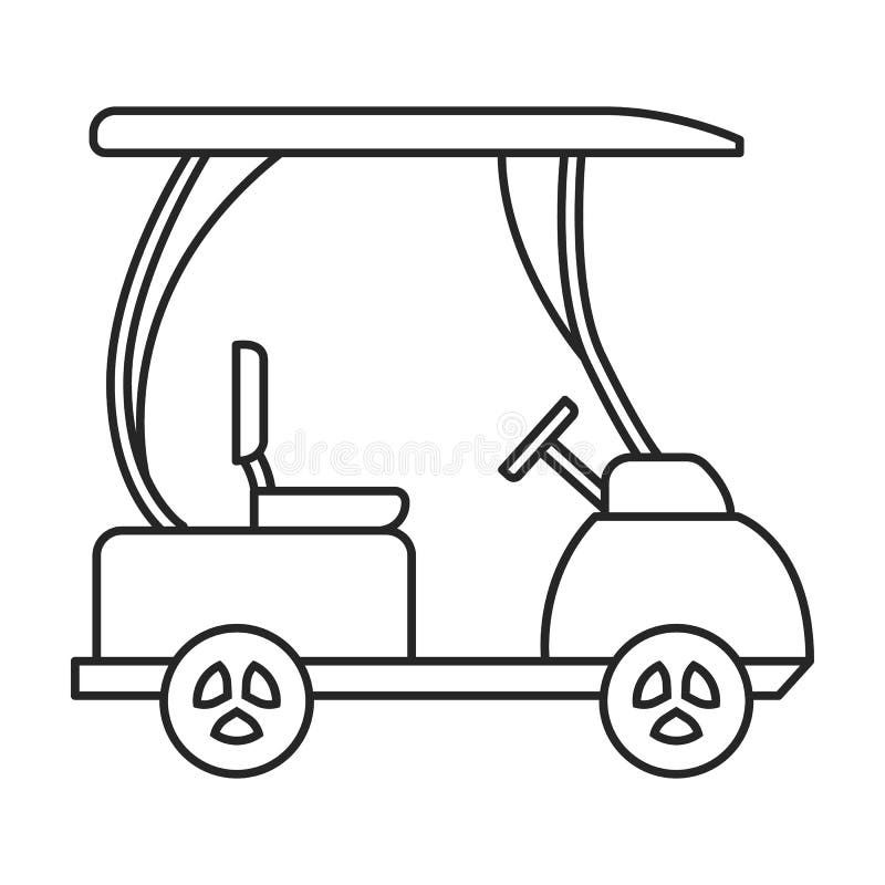 Outline Golf Car Stock Illustrations – 982 Outline Golf Car Stock ...
