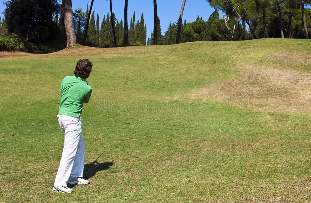 Golf chip stock photo. Image of outdoors, player, golf - 21621154