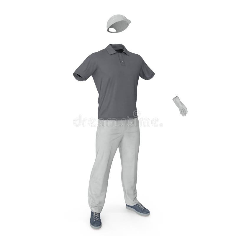 Golf clothes stock vector. Illustration of head, sport - 216180157
