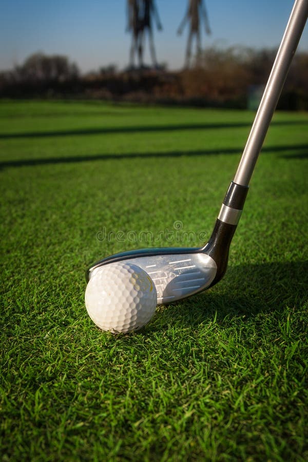 Golf club and ball stock image. Image of golf, ball, game - 27368365