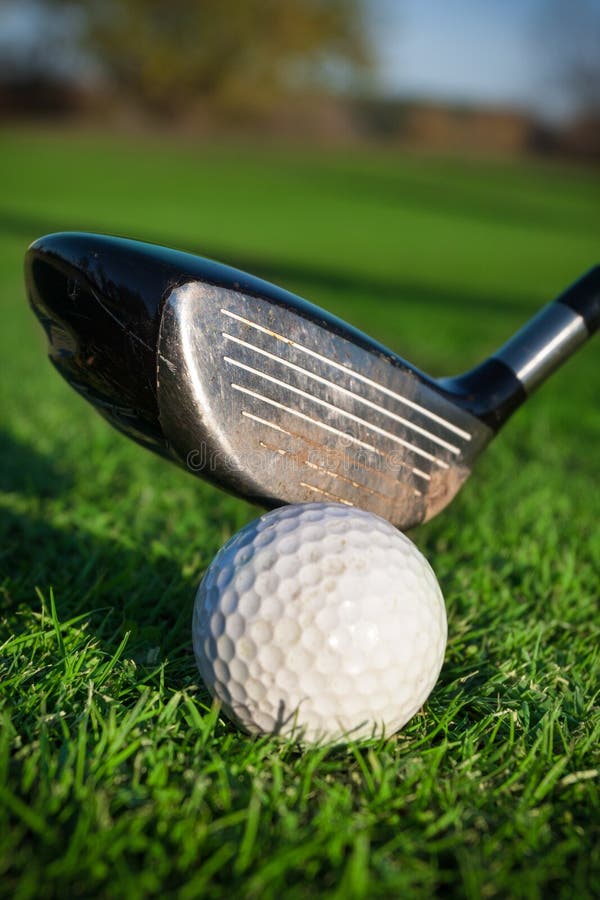 Golf club and ball stock photo. Image of ball, gear, game - 27390120