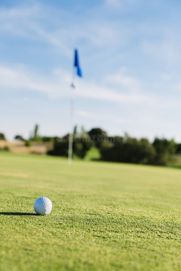 Golf Club and Ball in Grass. Stock Image - Image of grass, golfing ...