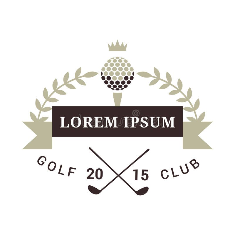Golf Club Emblem. Vector Illustration Decorative Design Stock Vector ...
