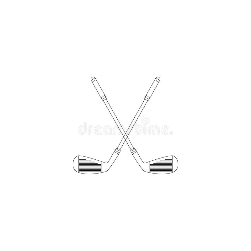 Golf Club Cross Stock Illustrations – 131 Golf Club Cross Stock ...