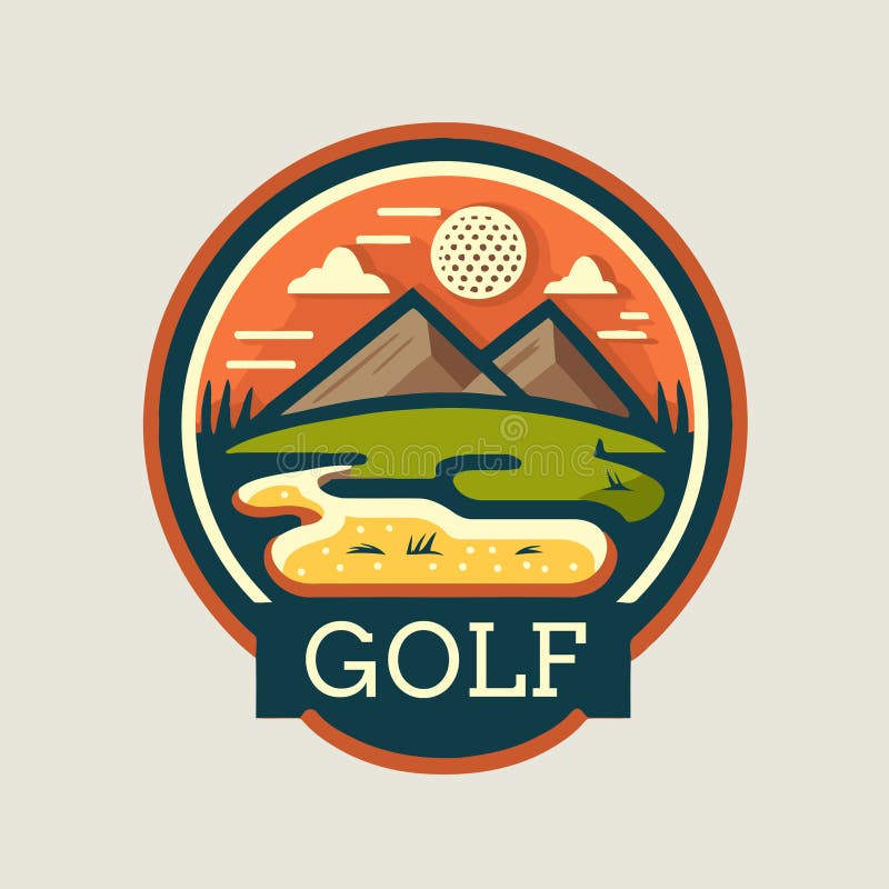 Golf Club Icons, Golf Sport Symbols, Elements and Logo Vector Stock ...