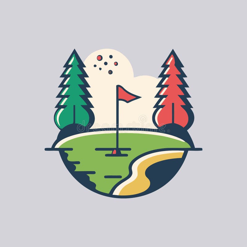 Golf Club Icons, Golf Sport Symbols, Elements and Logo Vector Stock ...