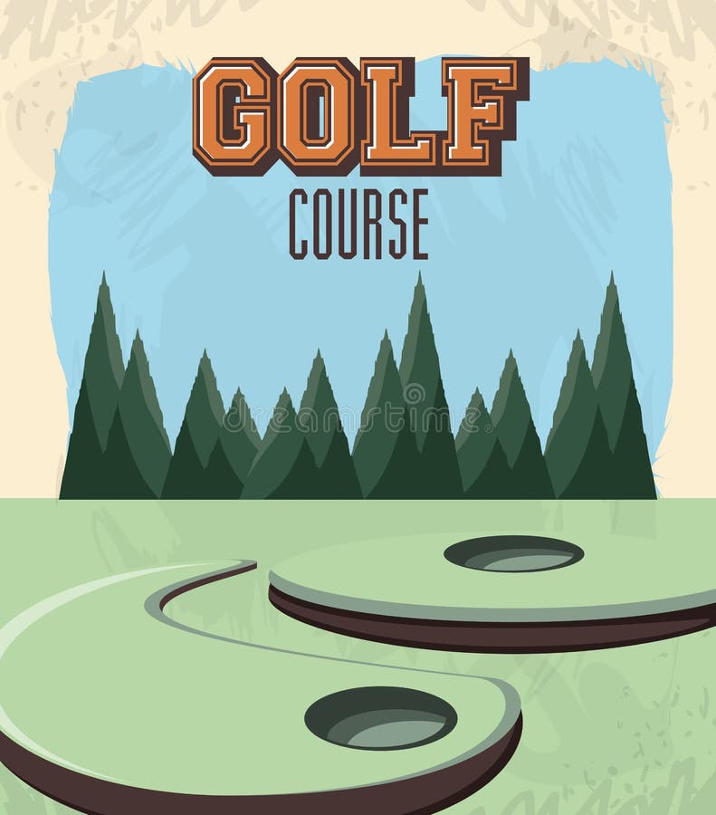 Golf club design stock vector. Illustration of play, game - 62576369