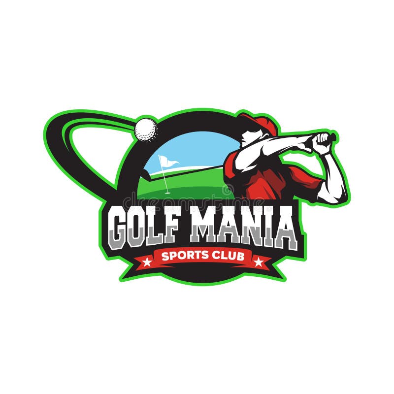 Golf Club Logo Design Illustration Vector Stock Vector - Illustration ...