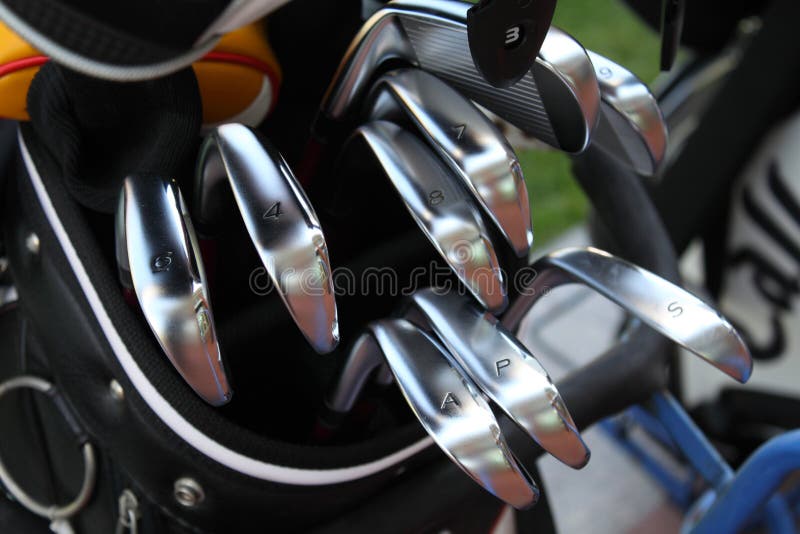Golf Clubs stock image. Image of sport, activity, iron - 28329465