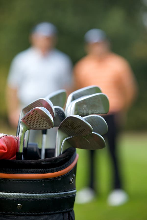 Human Hand Positioning Golf Ball on Tee, Close-up Stock Photo - Image ...