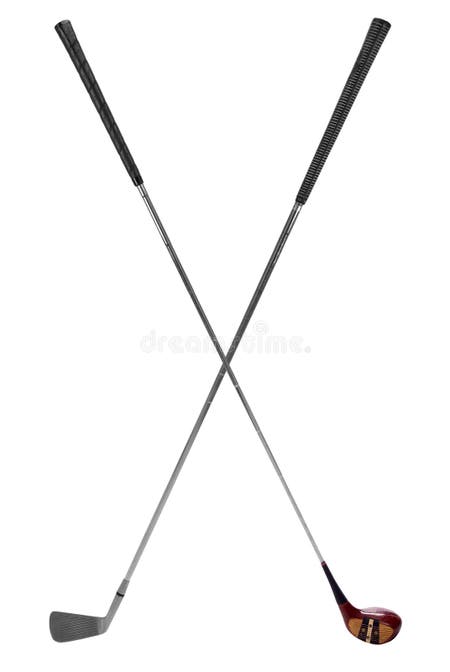 Golf clubs crossed stock photo. Image of club, recreation - 2646740