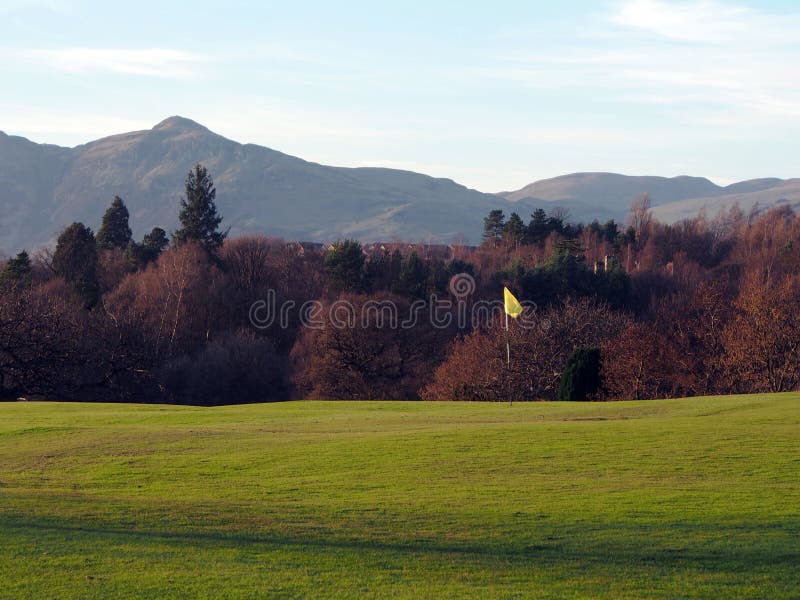 Golf con la visión imagen de archivo. Imagen de colinas - 39478105