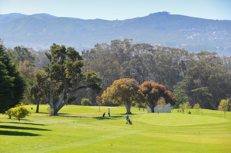 Golf Country Club in California Stock Photo - Image of weather, luxury ...