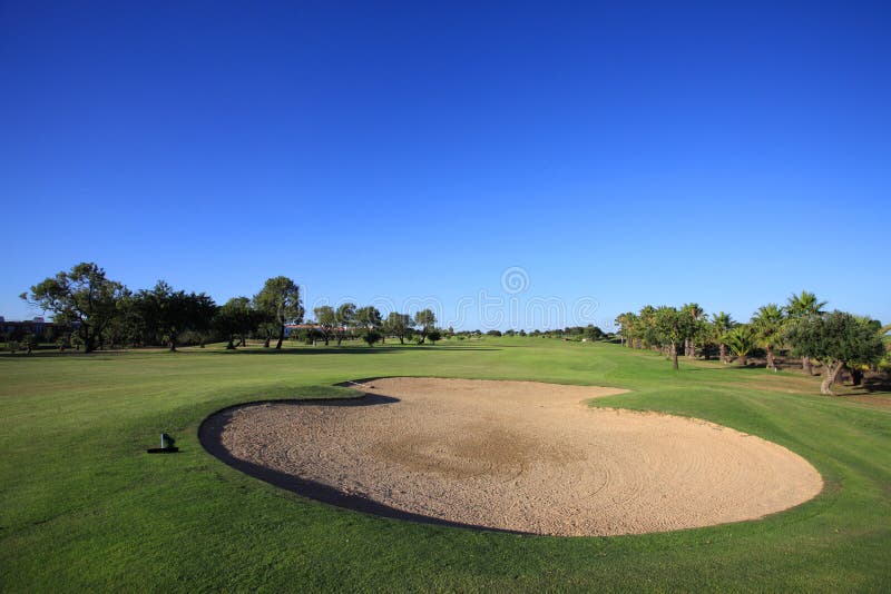 Golf course stock photo. Image of green, blue, competition - 23261656