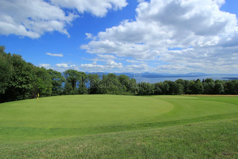 Perfect Golf Course stock image. Image of greens, birdie - 6364191