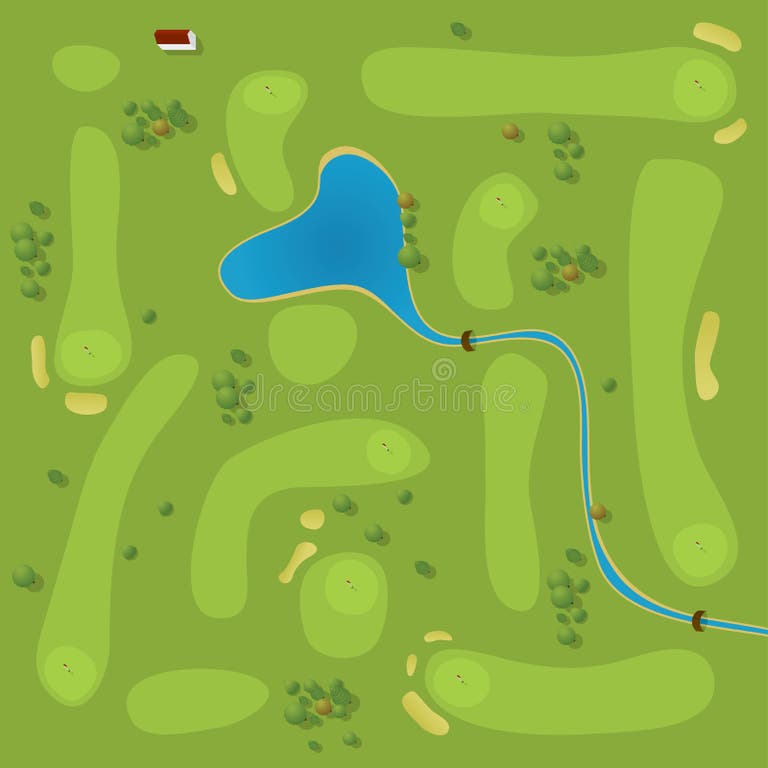 Golf Course Map Stock Illustrations – 772 Golf Course Map Stock ...