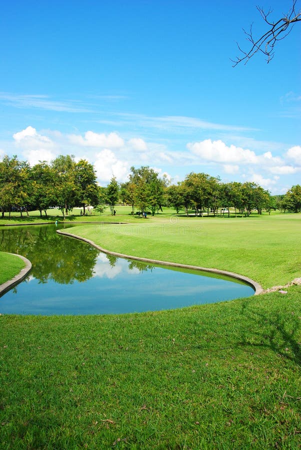 Mini-golf field stock image. Image of field, brook, mini - 15142373